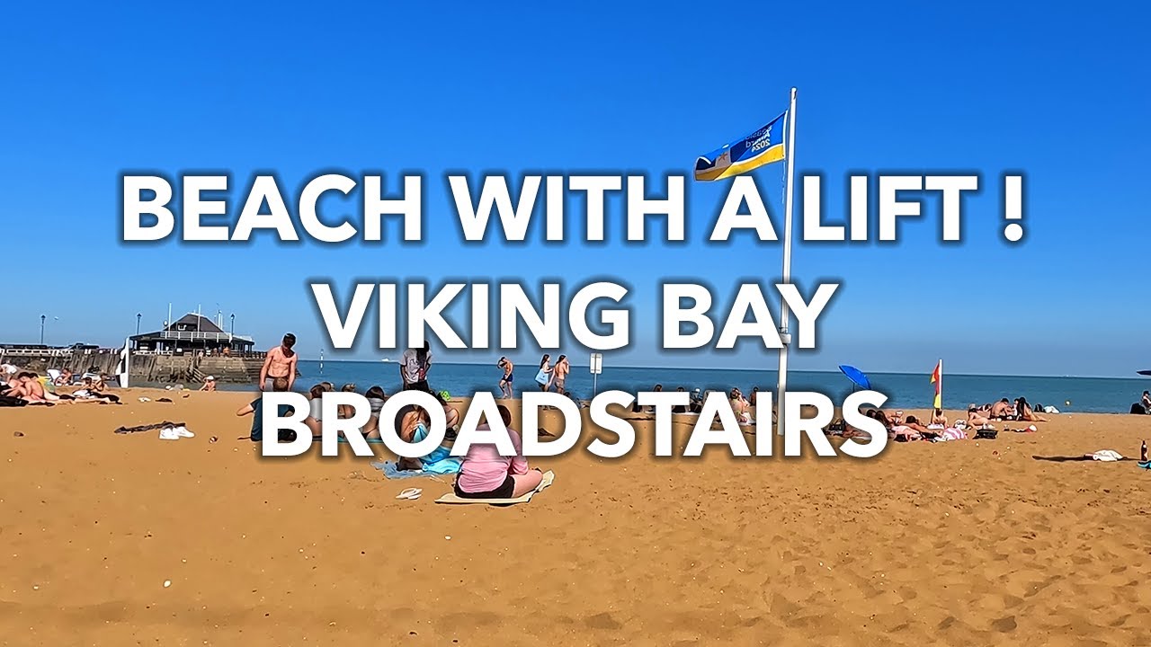 VIKING BAY BEACH via CLIFF LIFT | Broadstairs | Viking Coastal Trail ...