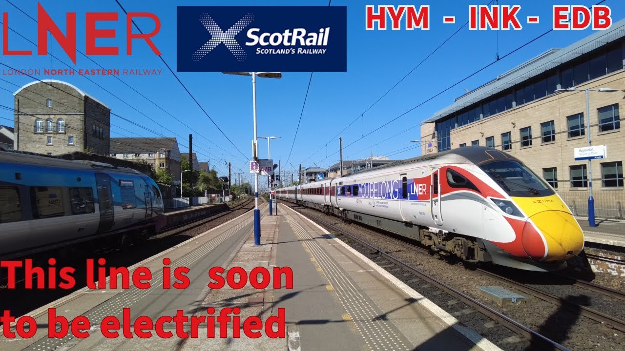 Soon to be electrified, Edinburgh - Aberdeen line - YouTube