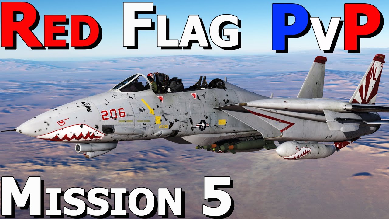 DCS: RED FLAG Mission 5 | Saving A Wounded Tomcat! - YouTube