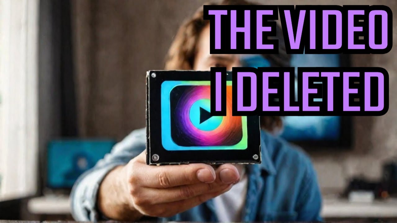 Why I Deleted Yesterday's Video - YouTube