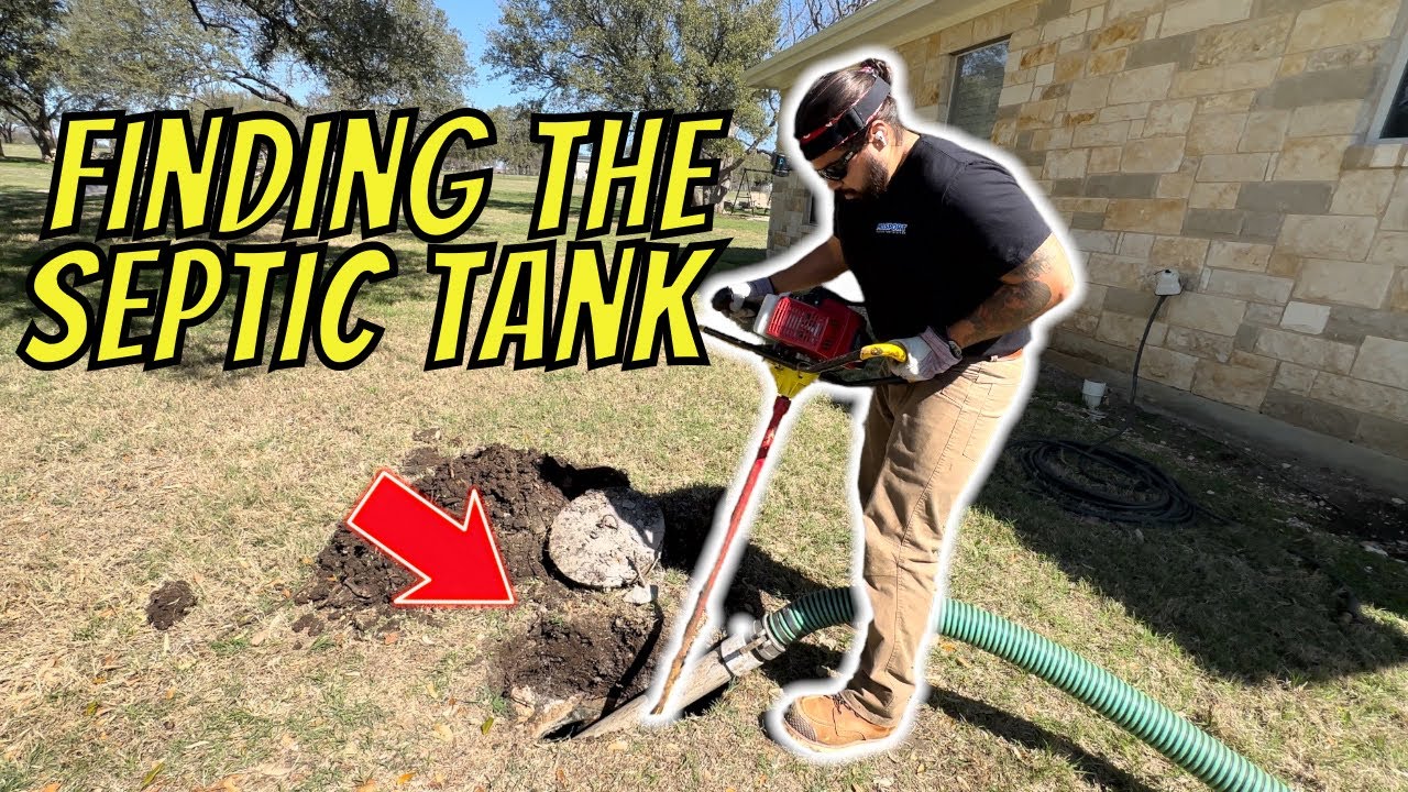 Finding The Septic Tank with a Soil Probe - YouTube