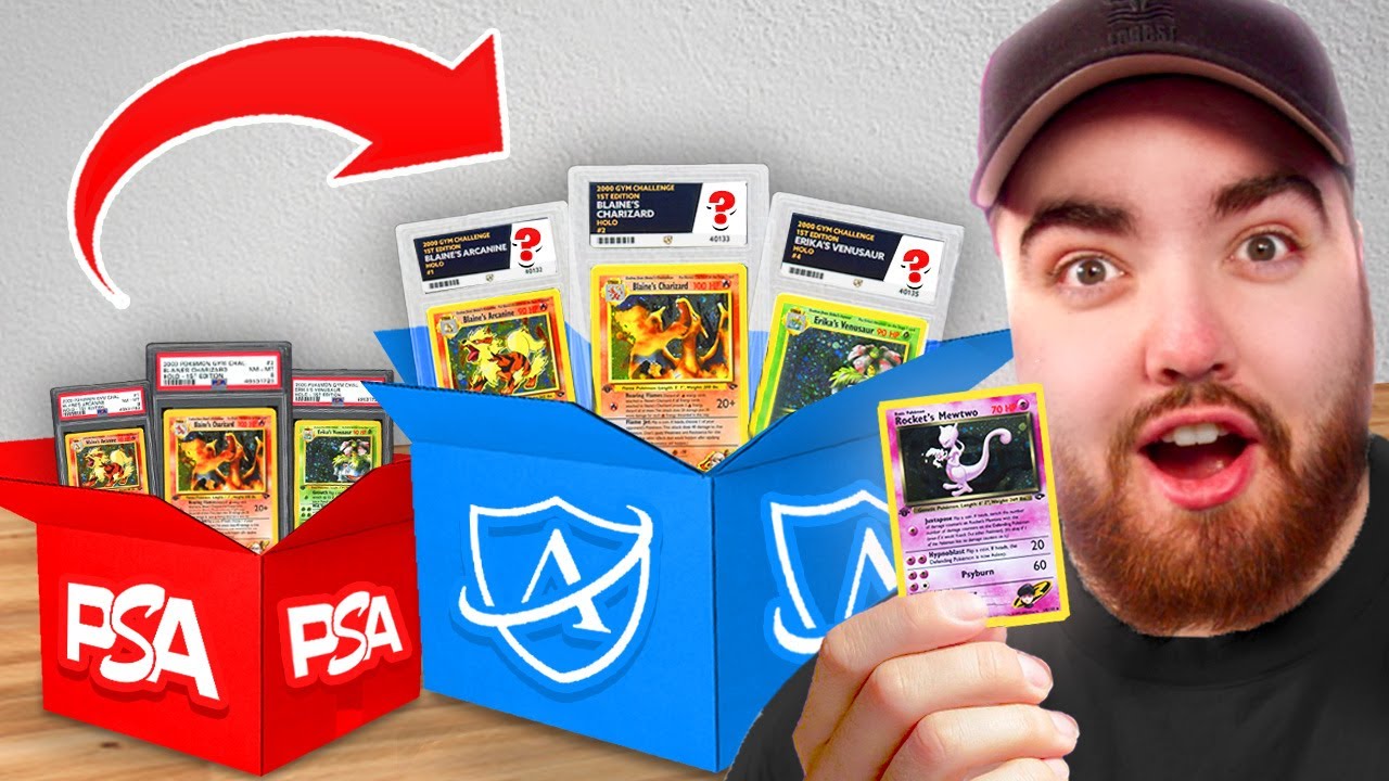 I Sent My 1st Edition PSA Cards to Ace Grading! - YouTube