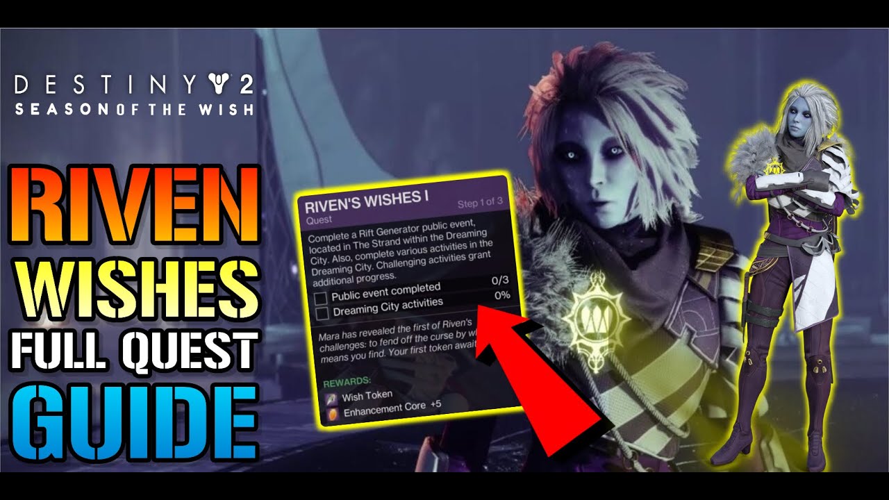 Destiny 2: "Riven Wishes" 1 FULL Quest Guide! NEW EXOTICS & Red Boarder ...