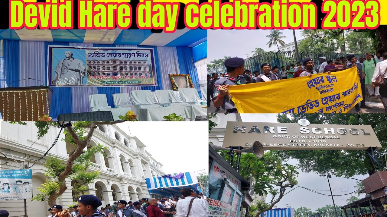 Celebration of Devid Hare day 2023.Hare school celebrate Devid Hare day college street.Kolkata ...