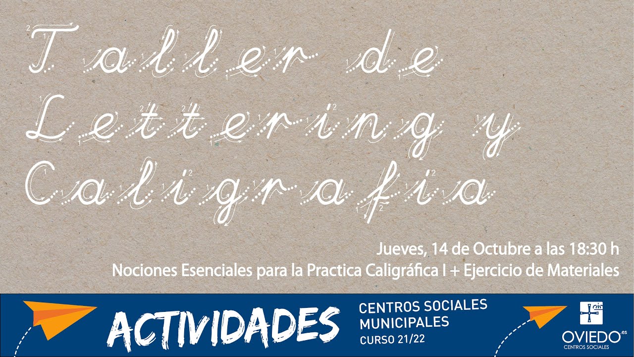 Taller de Lettering y Caligrafía 2 - YouTube