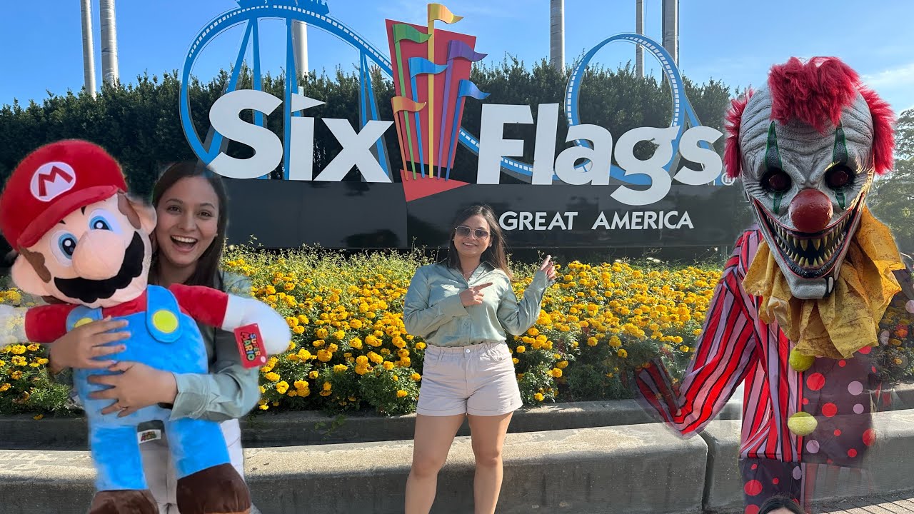 Fun day at Six Flags Great America🇺🇸 |Unbelievable Roller Coaster Rides ...
