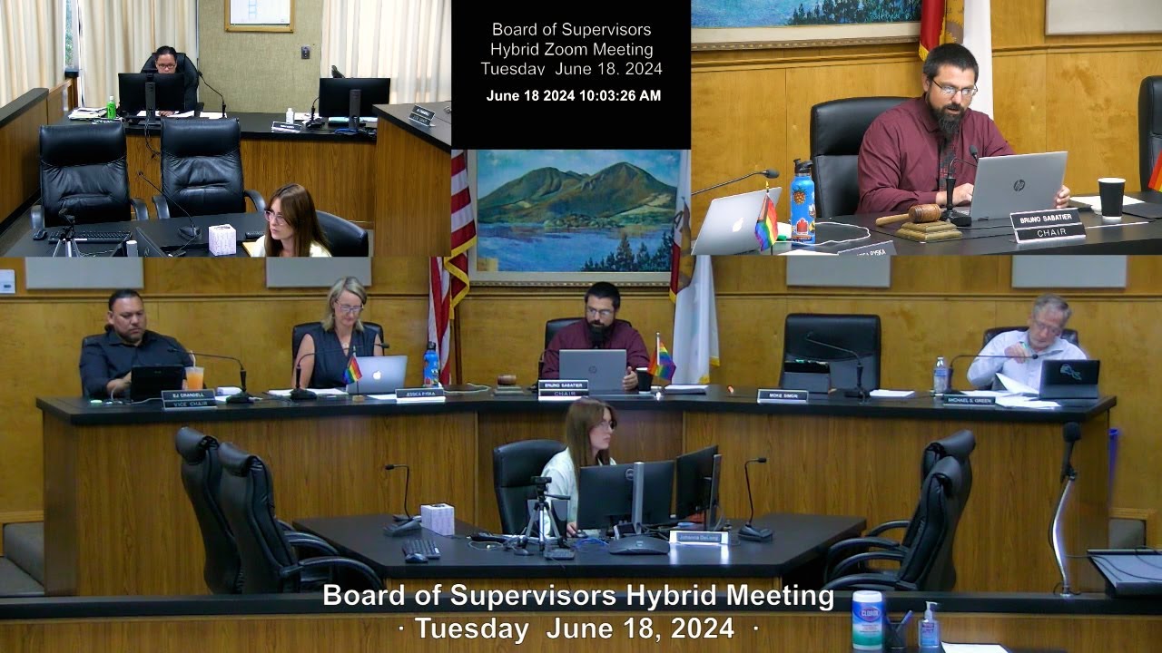 Board of Supervisors Tues Mtg 06-18-24 · Blue Ribbon Committee Appts ...
