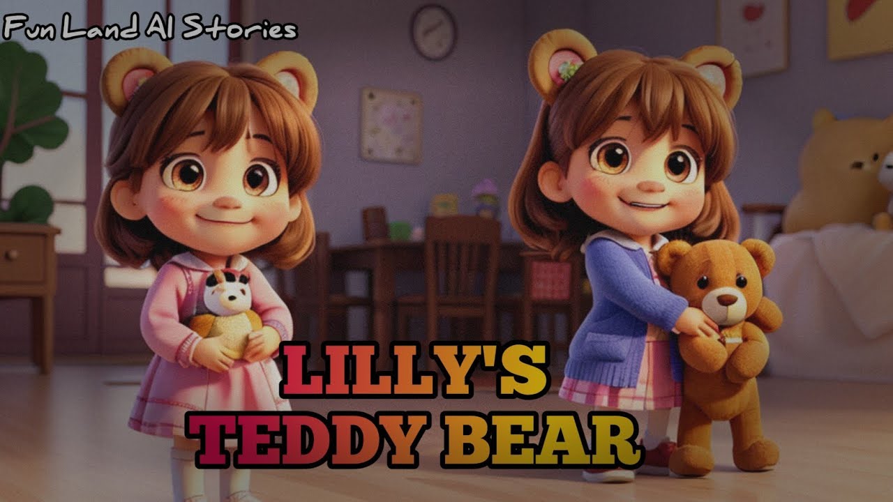 LILLY'S TEDDY BEAR || FUN LAND AI STORIES #aistorytime #funstories # ...