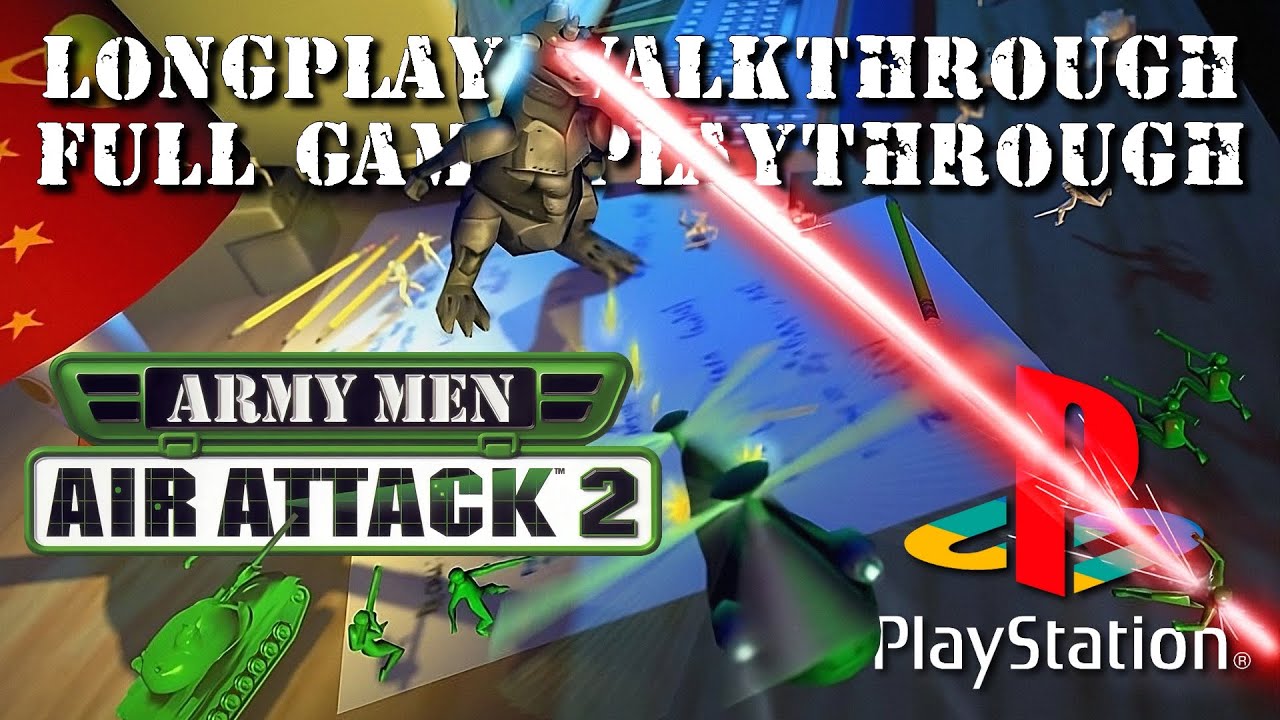 Army Men: Air Attack 2 - Playstation 1 - Gameplay Longplay Walkthrough ...