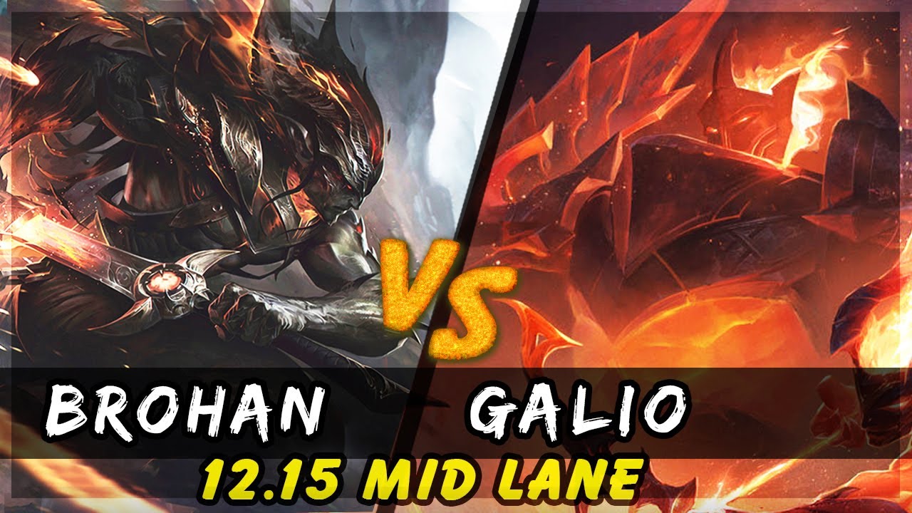 Brohan - Yasuo vs Galio MID Patch 12.15 - Yasuo Gameplay - YouTube