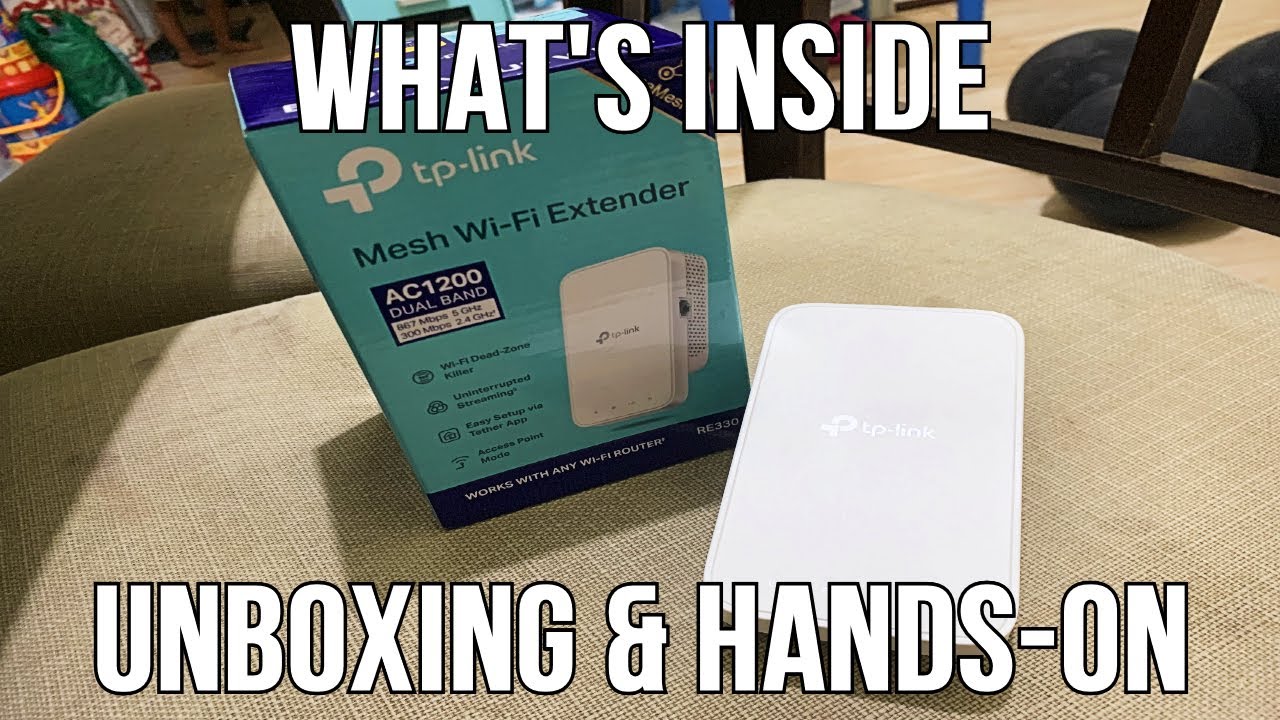 TP-Link AC1200 Mesh Wi-Fi Range Extender (RE330) Unboxing and Hands-on ...