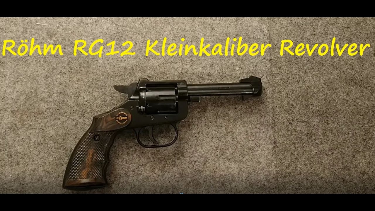 Scharfer Röhm RG12 Revolver in .22lfB - YouTube