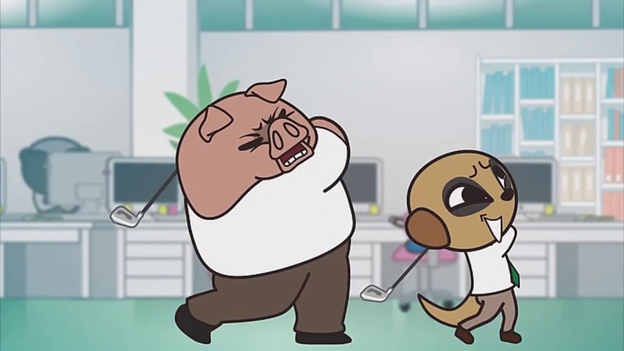 Aggretsuko - Ton Swing - YouTube