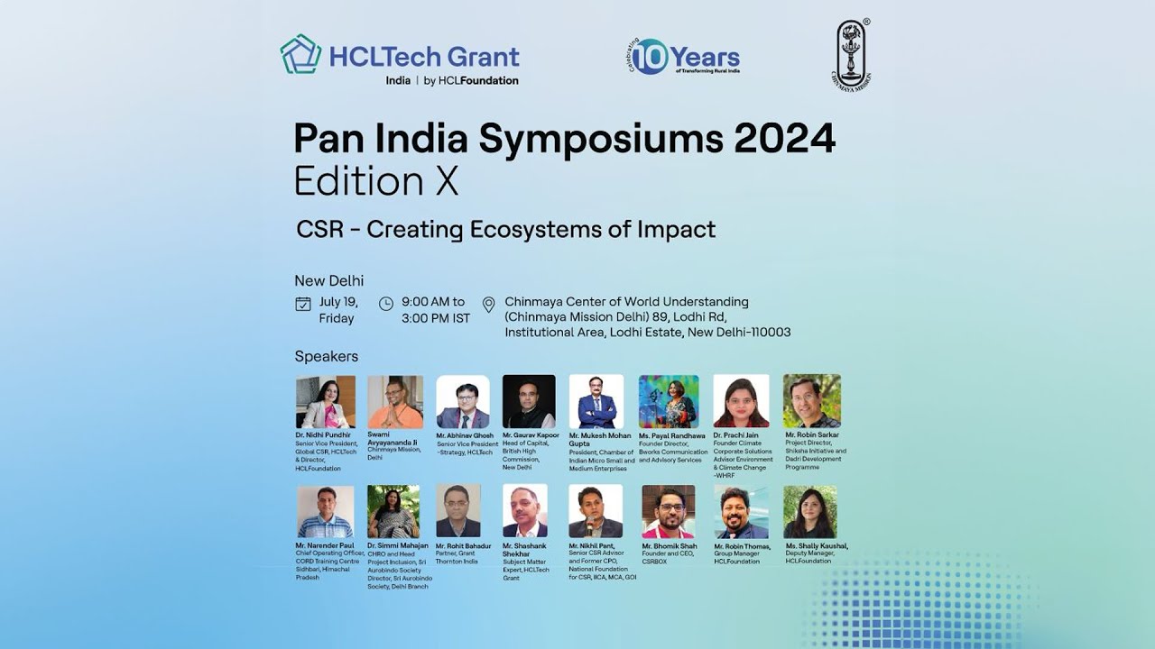 HCLTech Grant Pan-India Symposium journey - YouTube
