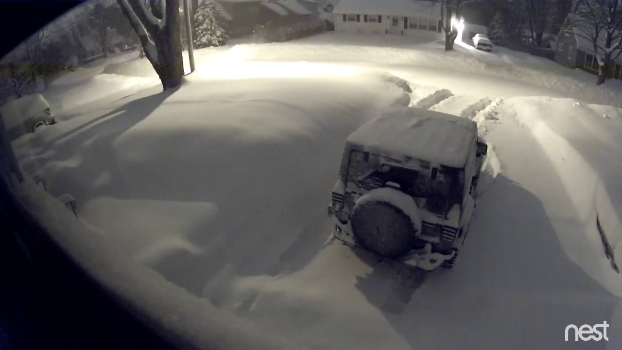 Blizzard of 2017, Portland, Maine- 60 Second Time-lapse - YouTube
