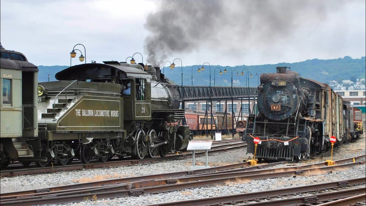Steam Returns to Steamtown with Baldwin 26 - YouTube