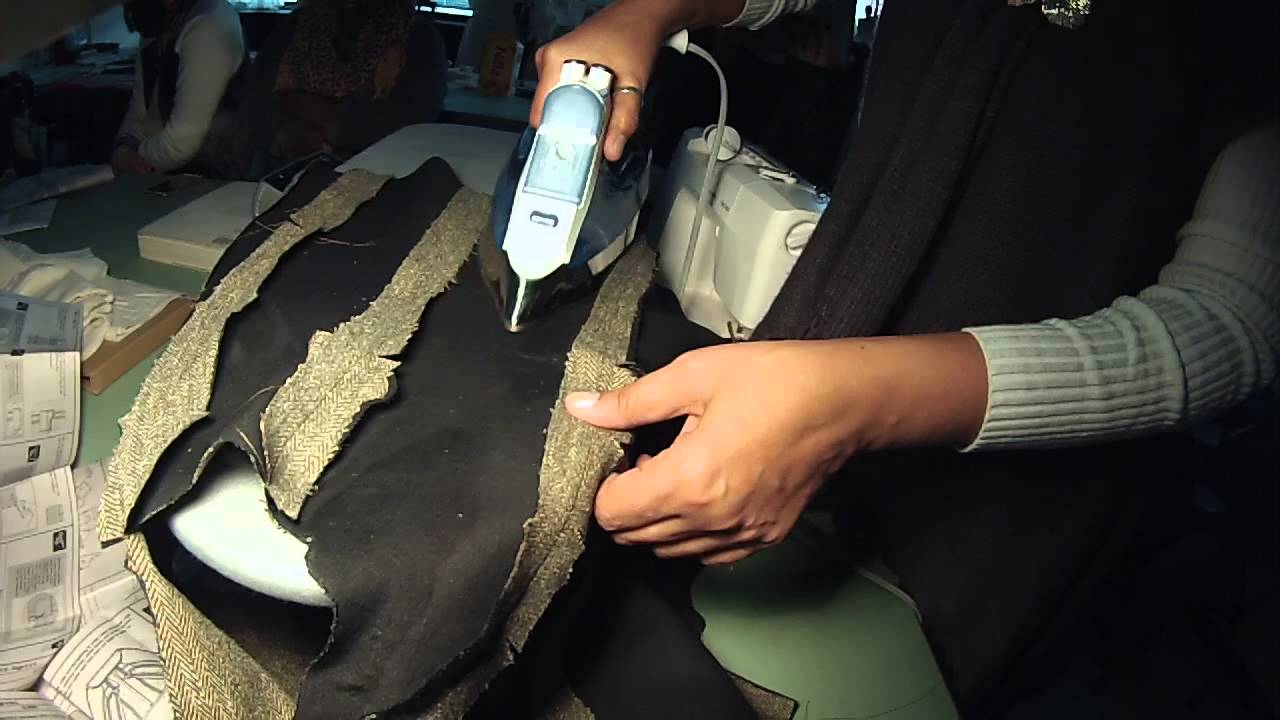 Jacket: Pressing all seams - YouTube