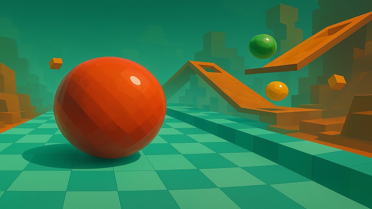 Space Rolling Ball Race, Sky Ball Going, Ball 3D Game - 40 - YouTube