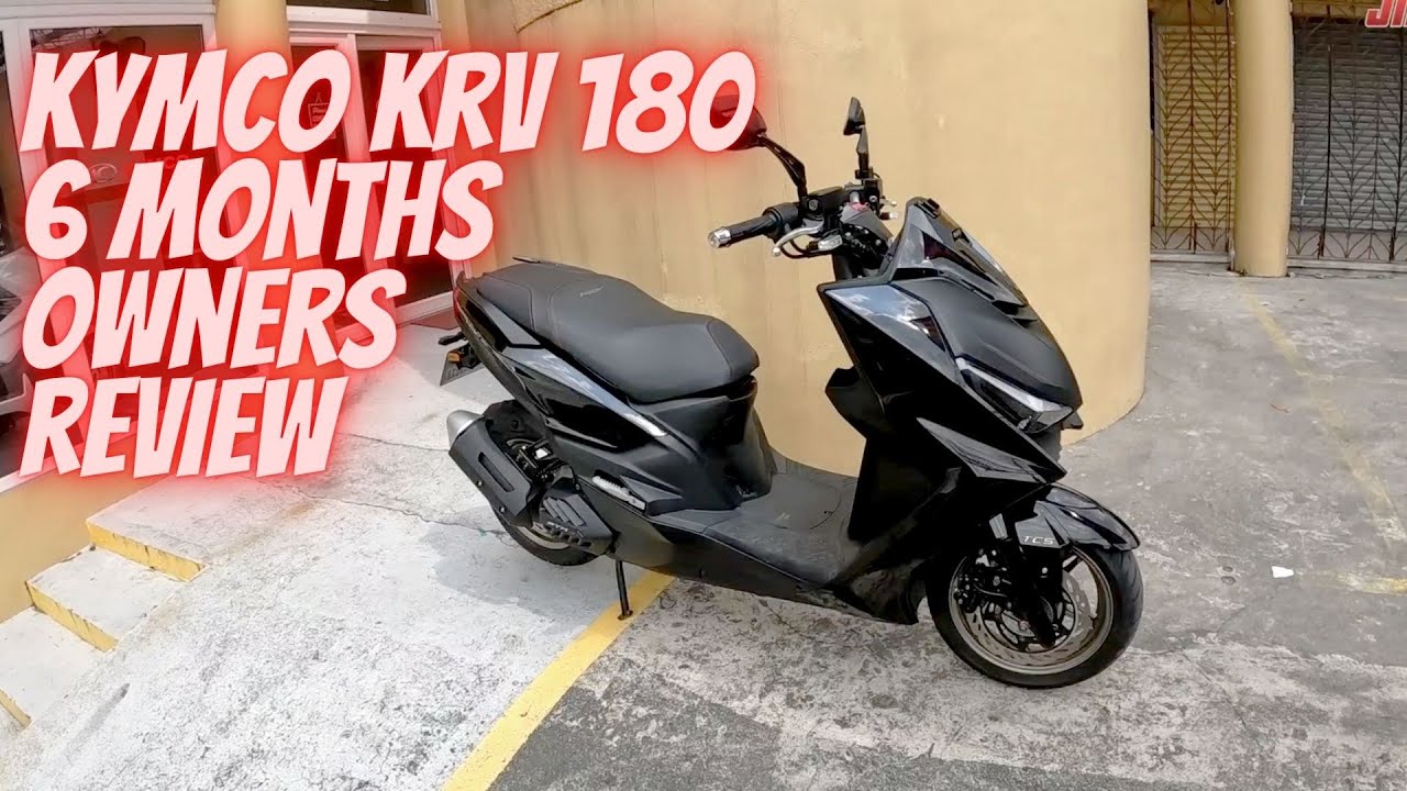 KYMCO KRV 180 OWNERS REVIEW - YouTube