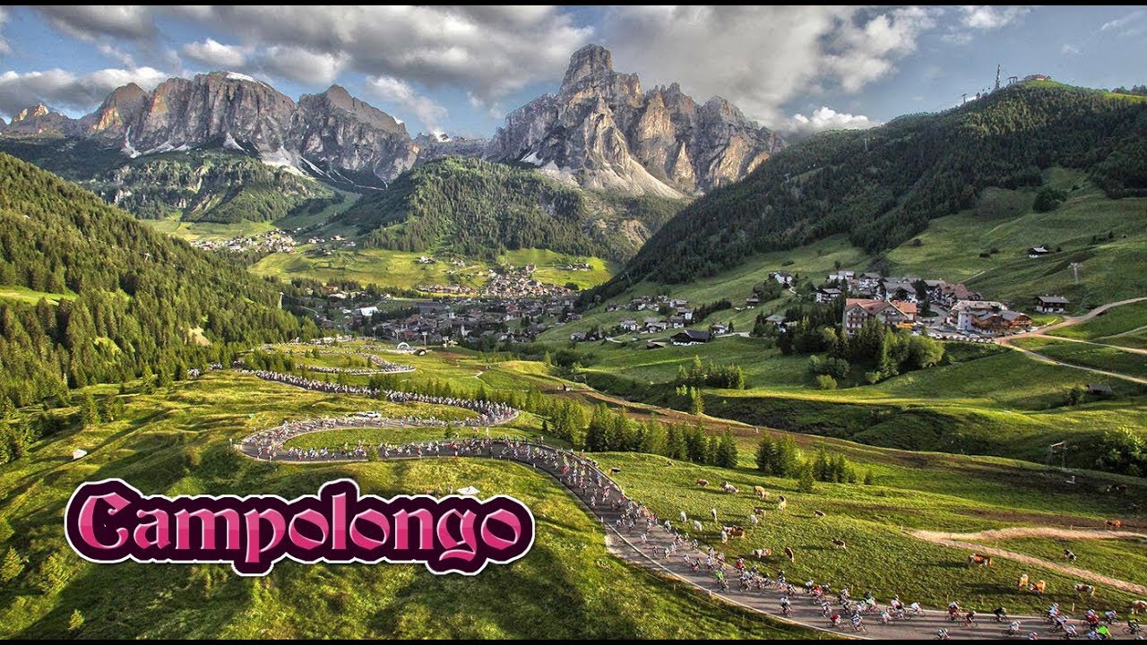 Passo Campolongo descent (Arabba) - YouTube