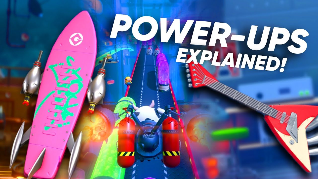 All the New POWER-UPS and GADGETS in Depth! | Minion Rush: Unity Beta ...