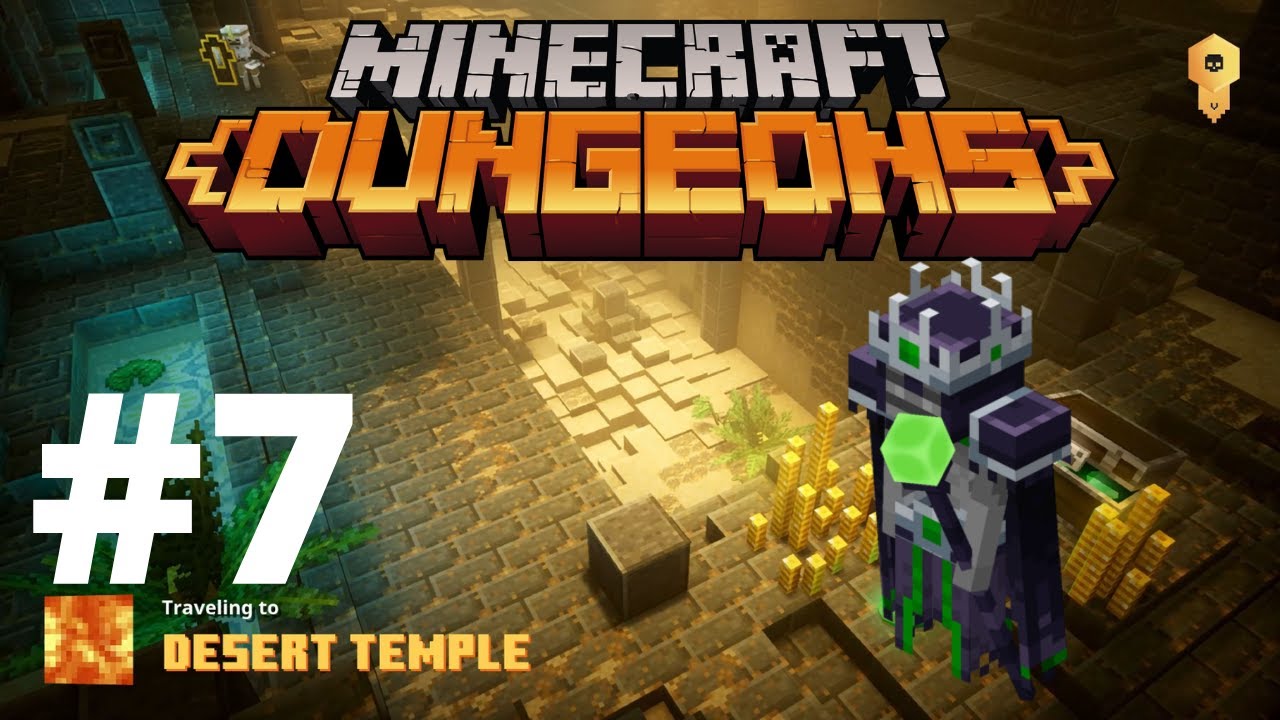 Minecraft Dungeons #7 Let's Play: Desert Temple Nameless One - YouTube