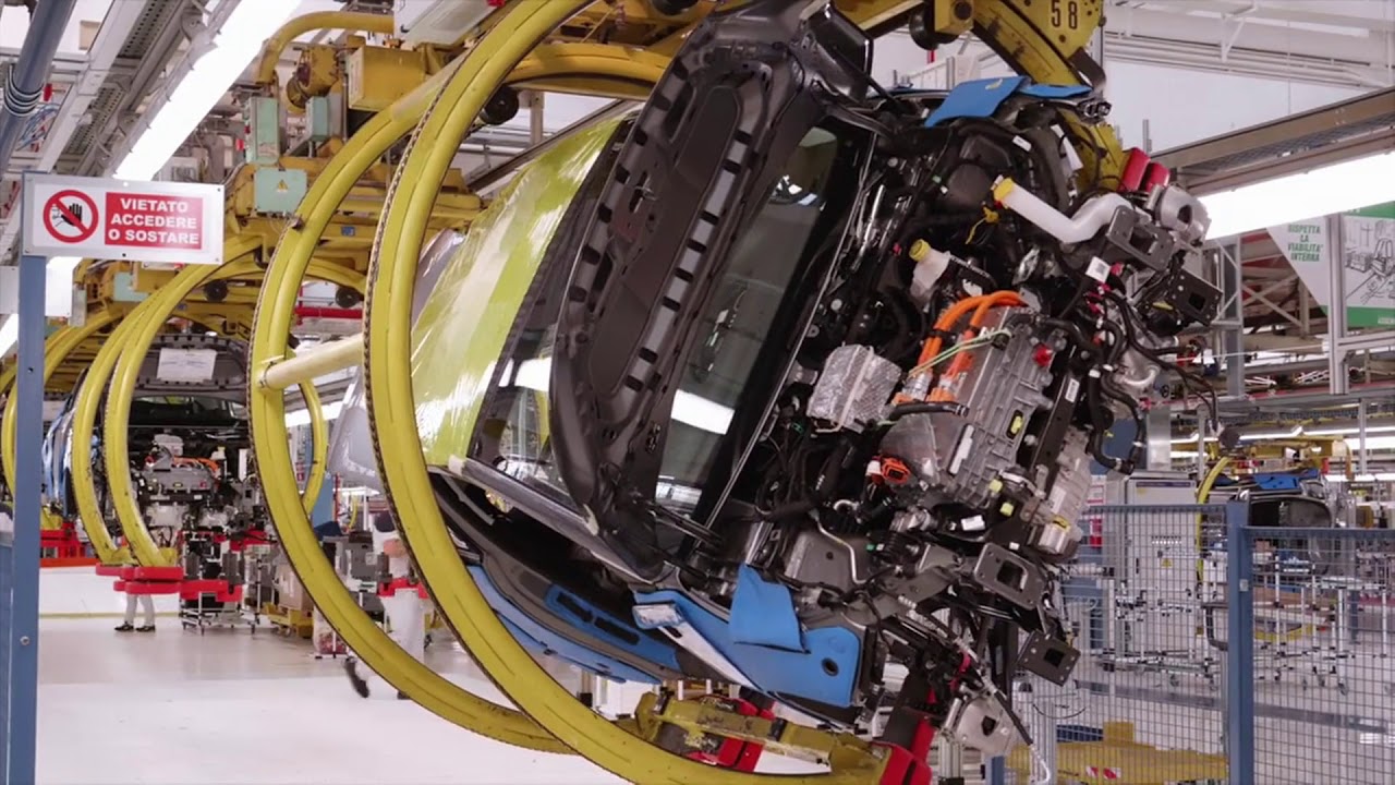 Nuova 2021 Fiat 500 e Production line - Mirafiori linea di produzione ...