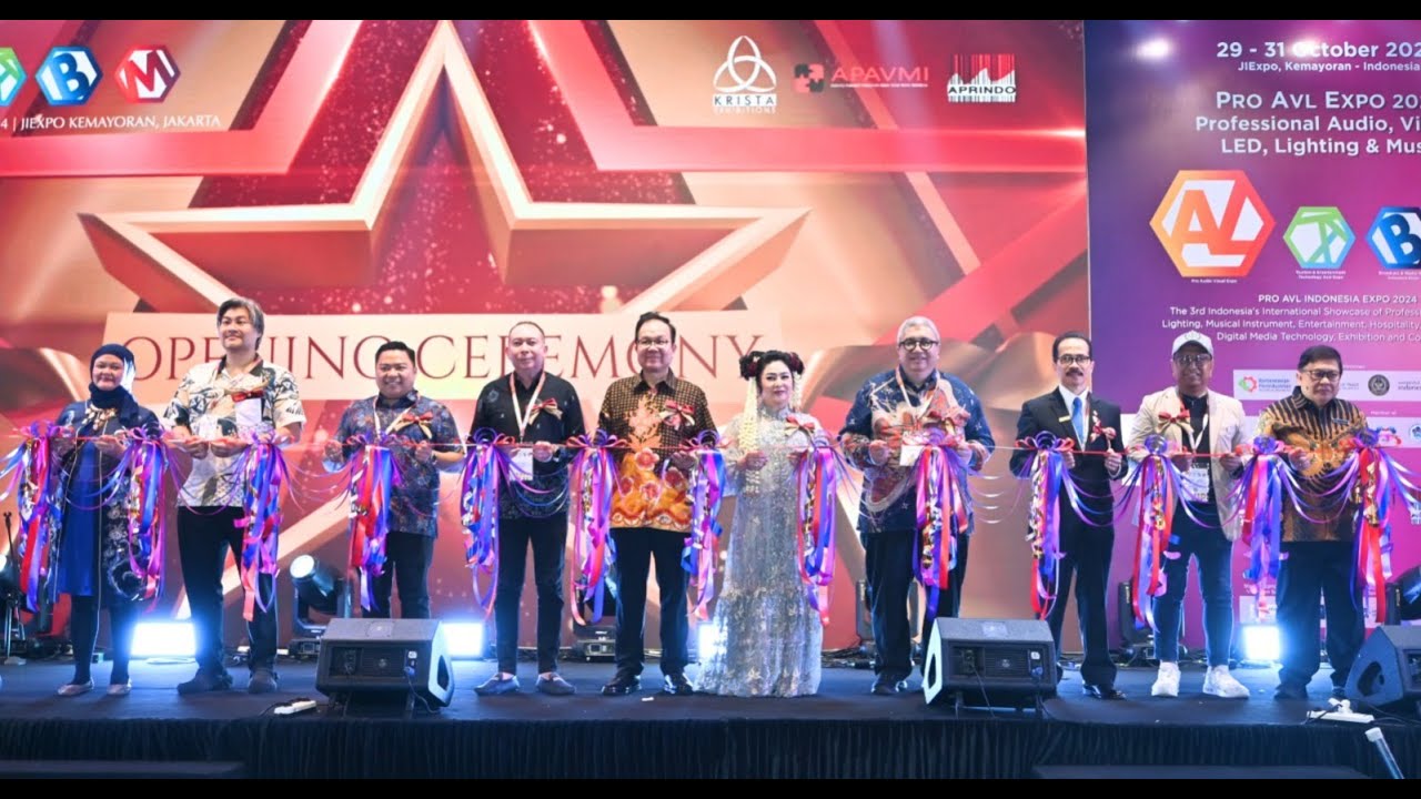 Opening Ceremony PRO AVL Indonesia Expo 2024 - Upload By Soegiharto ...
