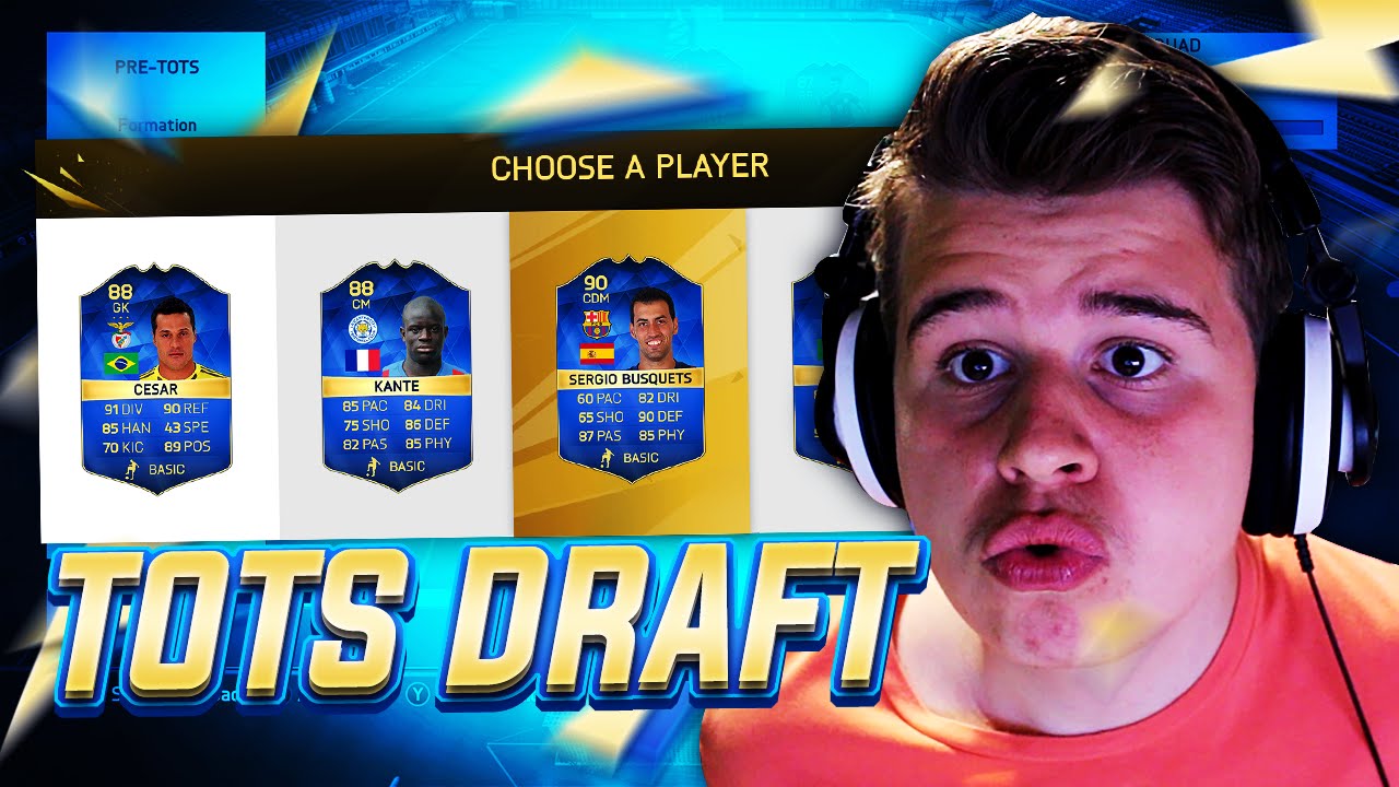 TOTS ÉQUIPE DRAFT CHALLENGE ! - TOTS DRAFT FUT 16 - YouTube