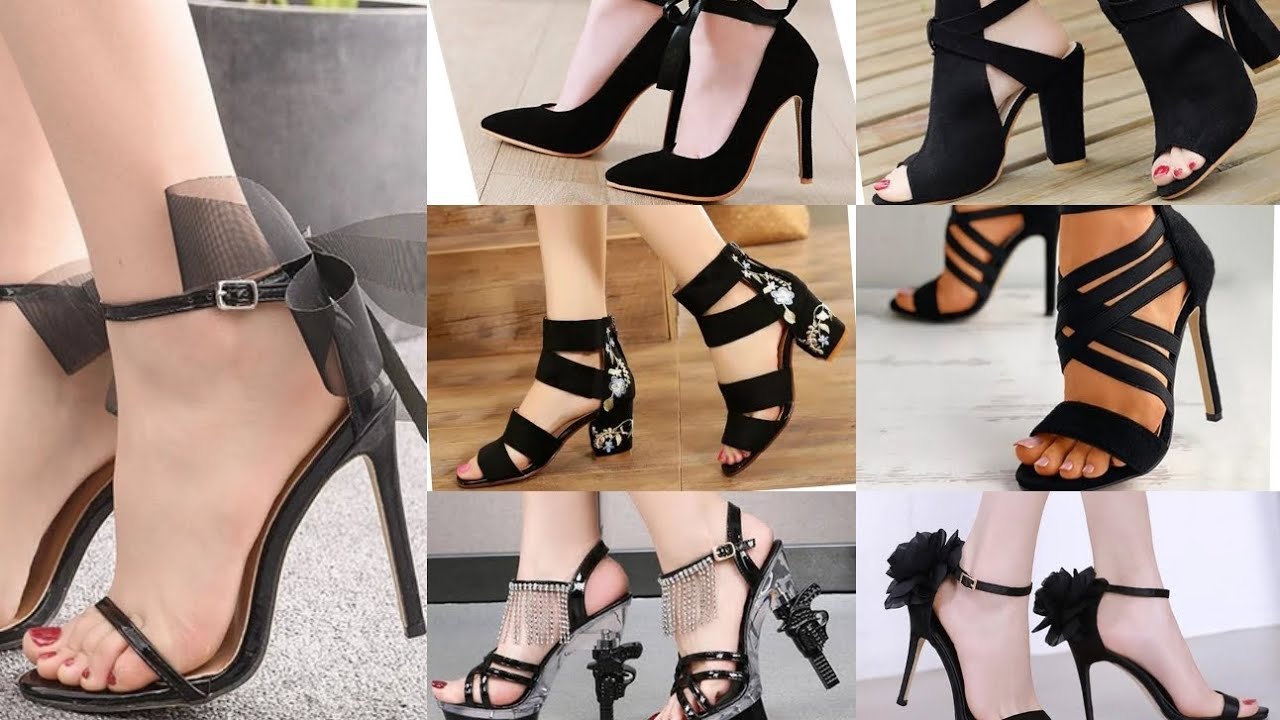 Women High Heel Black Sandal Collectionblack High Heelswomen Summer High Heel Black Shoes