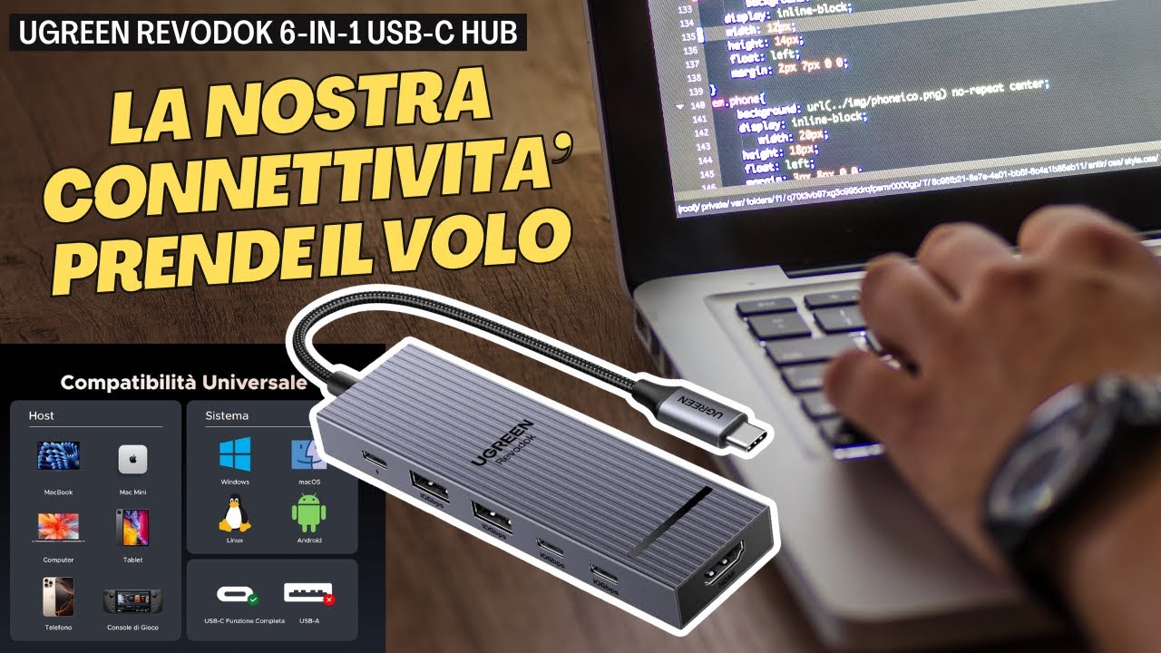 🔌 Potenziamo i nostri dispositivi con il miglior Hub USB-C: Ugreen ...