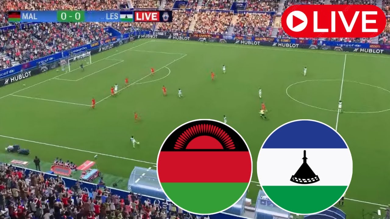 Malawi vs Lesotho Live Football | COSAFA Cup 2025 | Watch Along ...