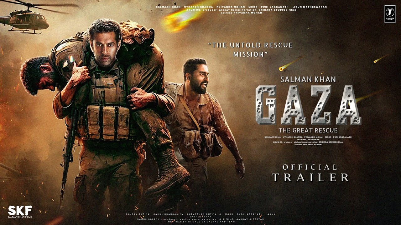 GAZA: The Great Rescue - Trailer | Salman Khan | Kiara advani | Vicky ...