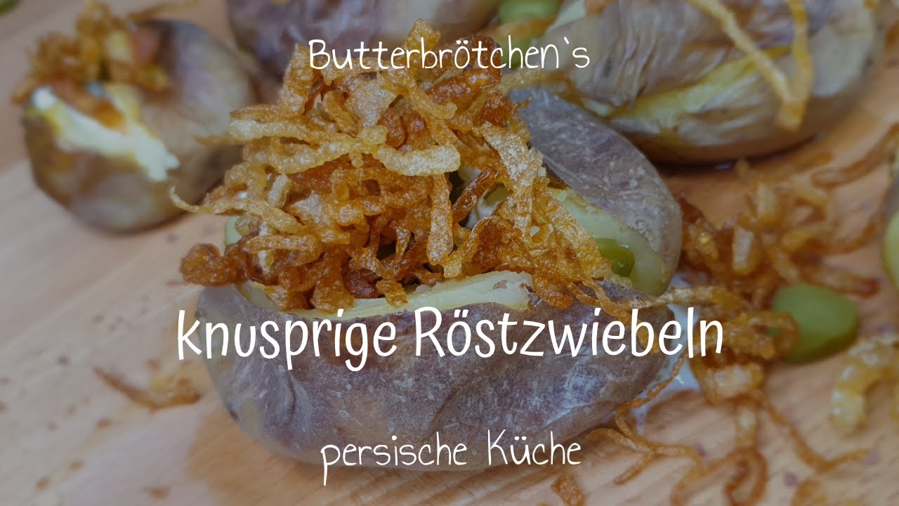 Knusprige Röstzwiebeln selber machen | Piaz Dagh | پیاز داغ - YouTube