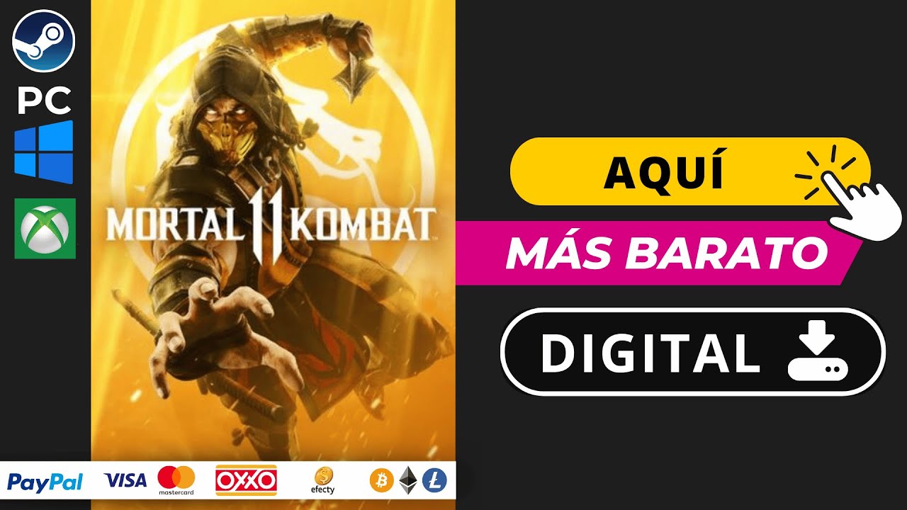 Cómo Comprar y Descargar Mortal Kombat 11 Steam Key GLOBAL Más Barato ...
