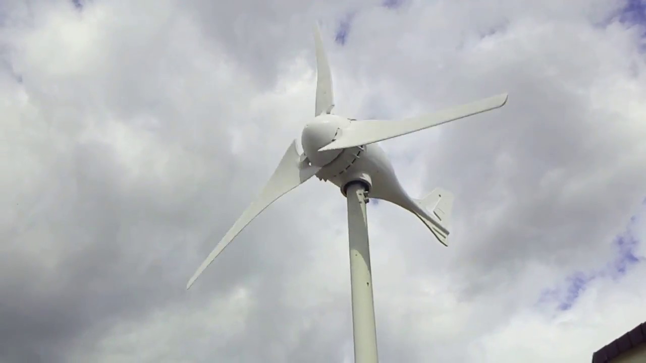 Wind Turbine Generator 12 Volt WIE LAUT IST EIN WINDRAD - YouTube