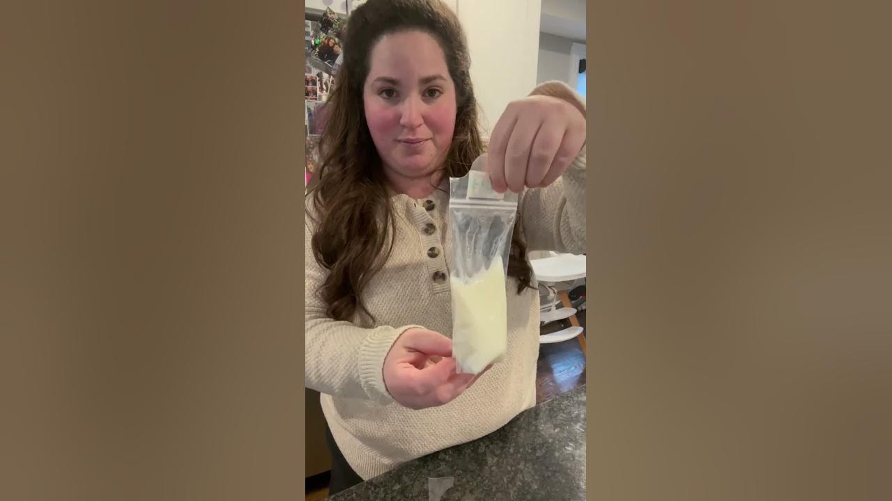 How To Freeze Breastmilk Youtube