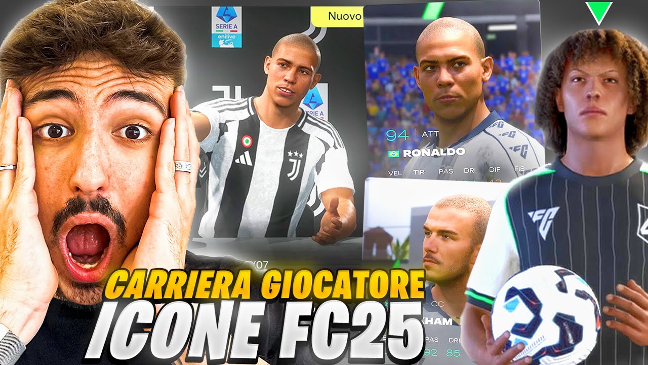 La NUOVA CARRIERA GIOCATORE di FC 25 con LE ICONE in ANTEPRIMA MONDIALE ...