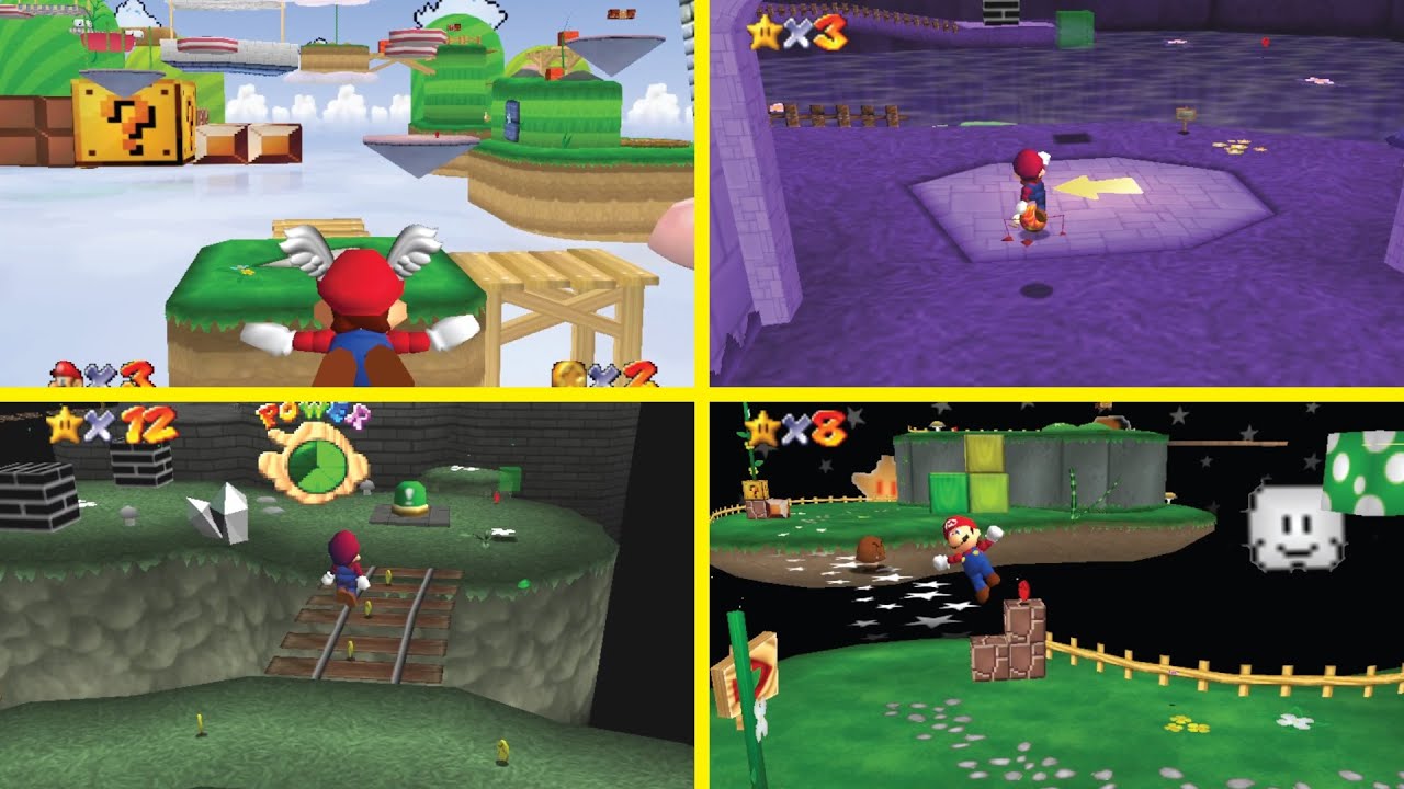 Ultra Mario 64 is Beautiful... (Custom Super Mario 64: ALL LEVELS + ALL ...