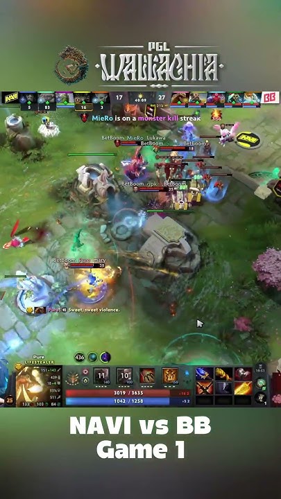 GG! BetBoom vs NAVI - Last Fight Game 1 #dota2 #pglwallachia # ...