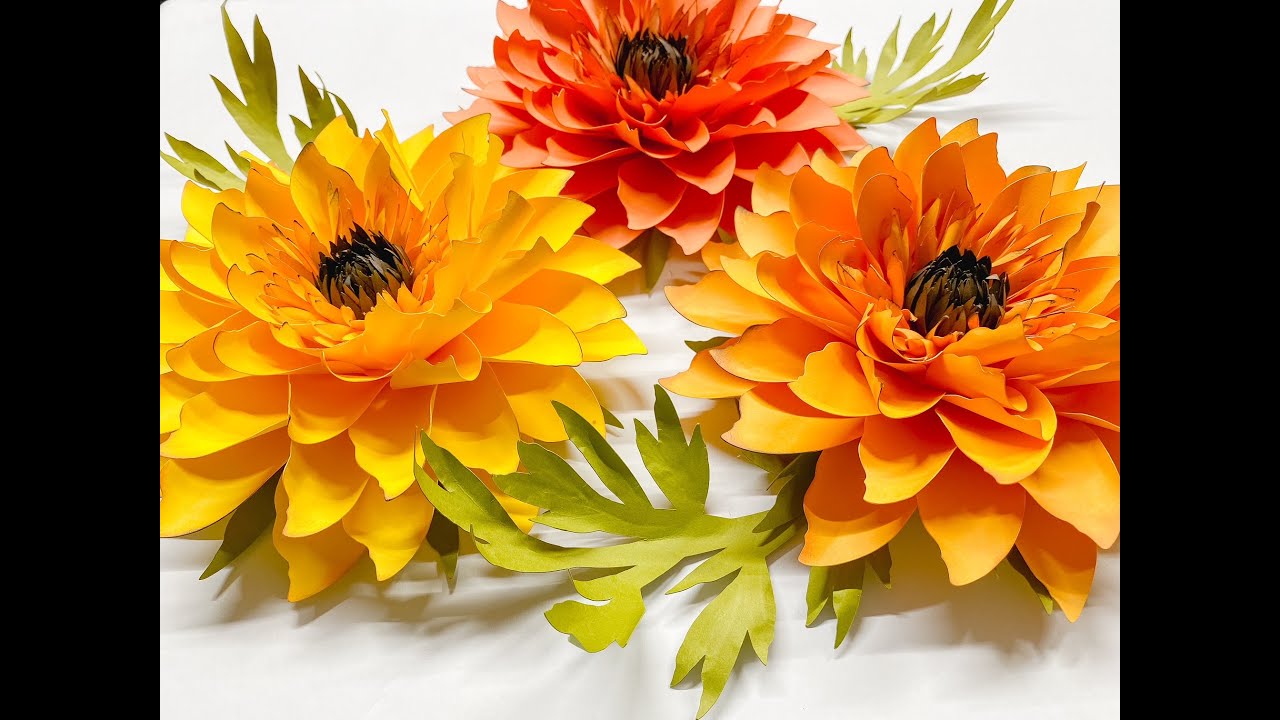 7” Flower Camp Mini Flower Template 3 - YouTube