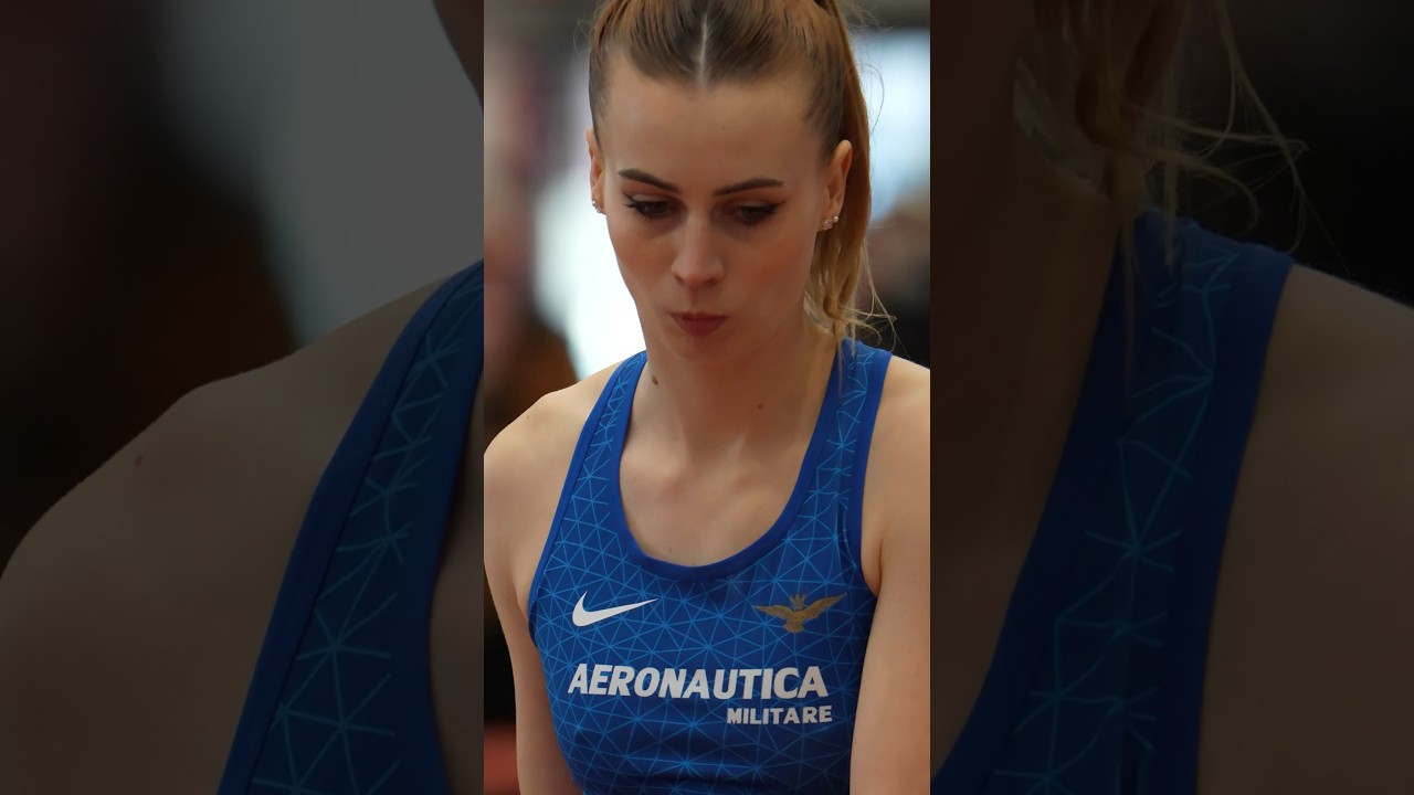 Pole vault STAR Maria Roberta Gherca prepares for the competition 🏅 # ...