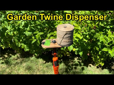 Handy Garden Twine Dispenser - YouTube