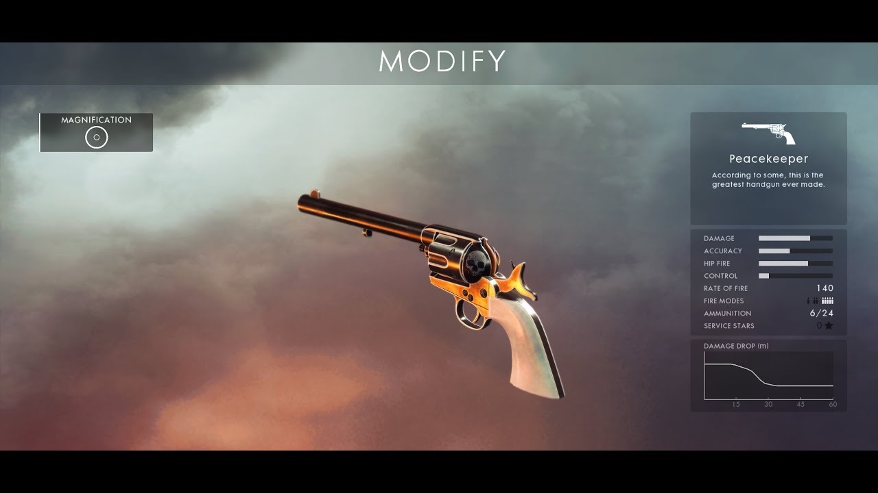 The "Peacekeeper" Revolver Battlefield 1 - YouTube