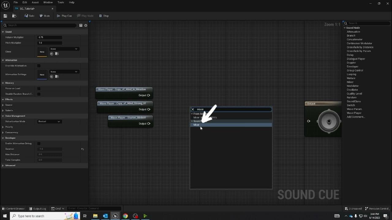 How to Create A Ambient Looping Sound Cue in UE5 - YouTube