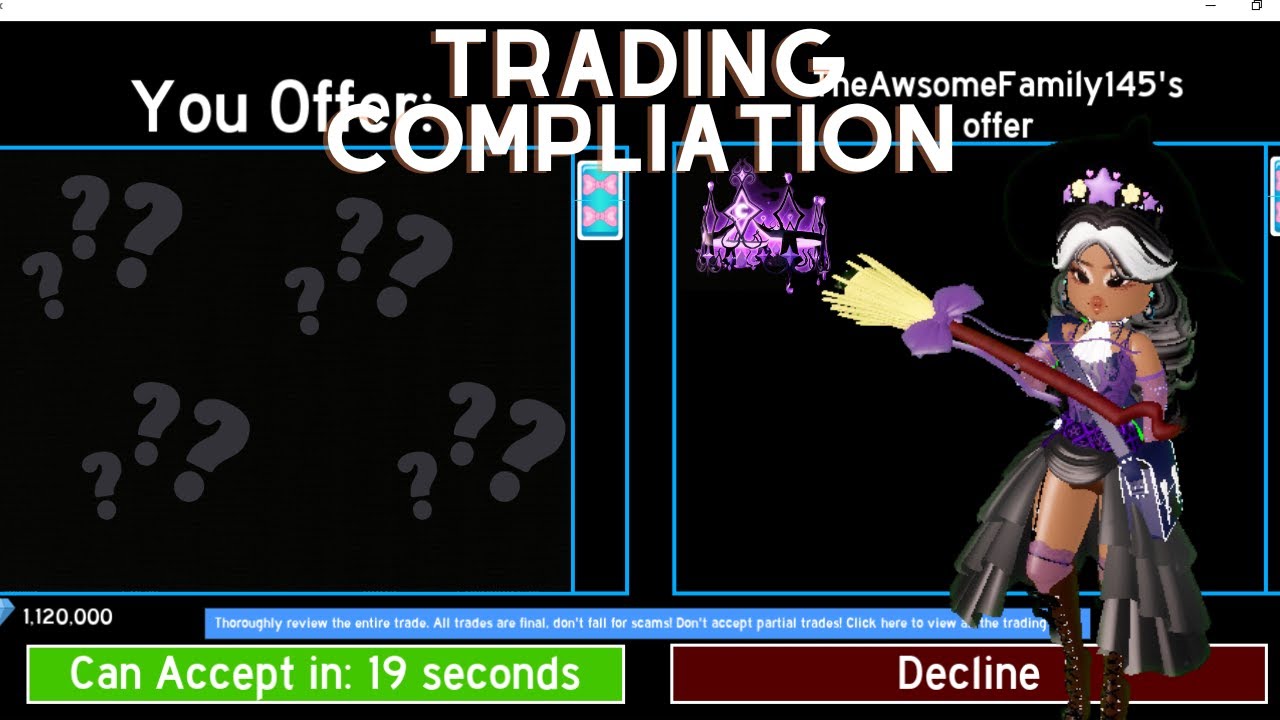 Royale High Trading Compilation! - YouTube