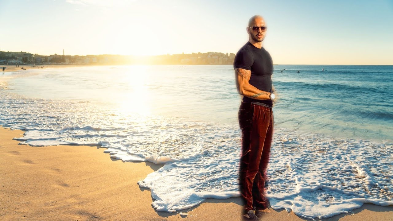 Andrew Tate Spotted At Beach - YouTube