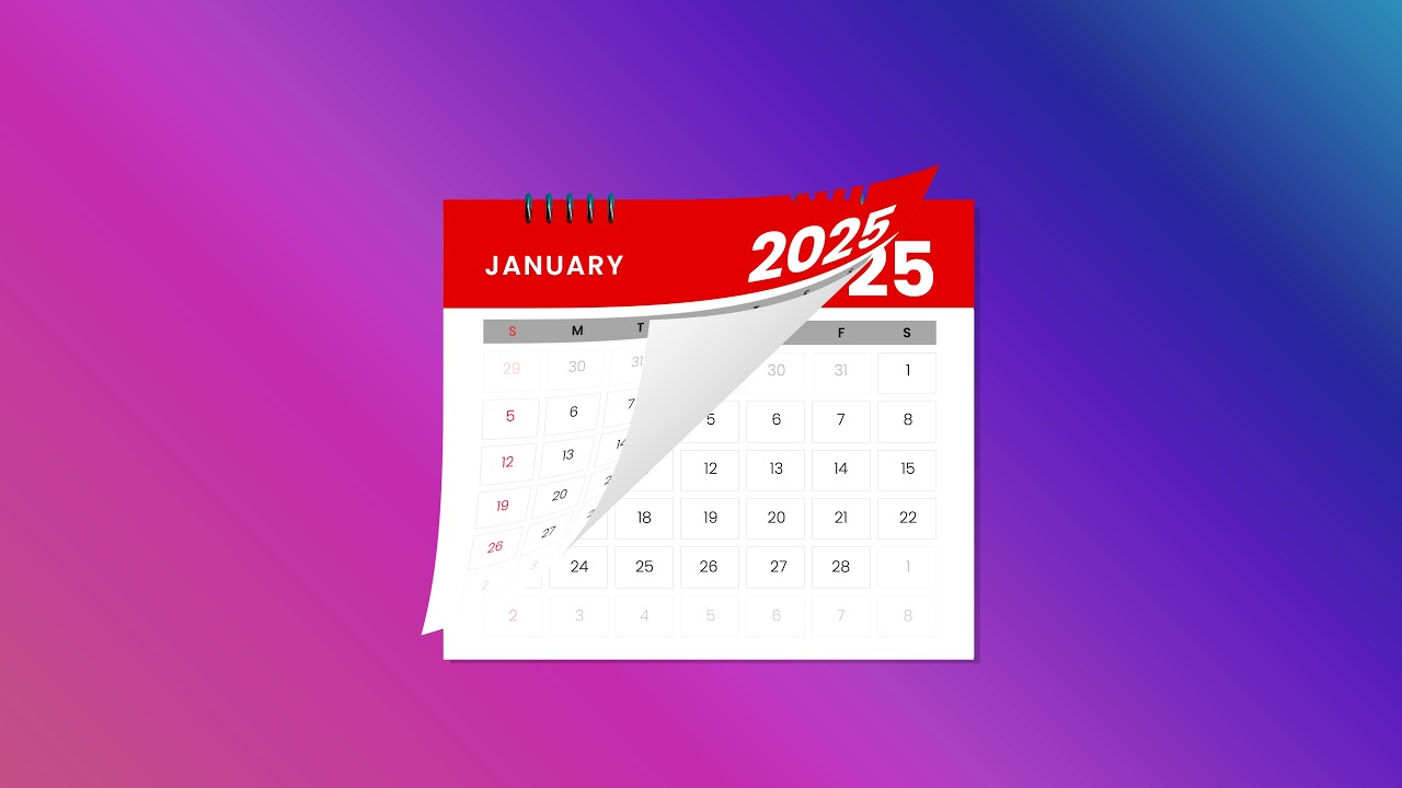 Watch 2025 Fly By: A Stunning Calendar Animation! - YouTube