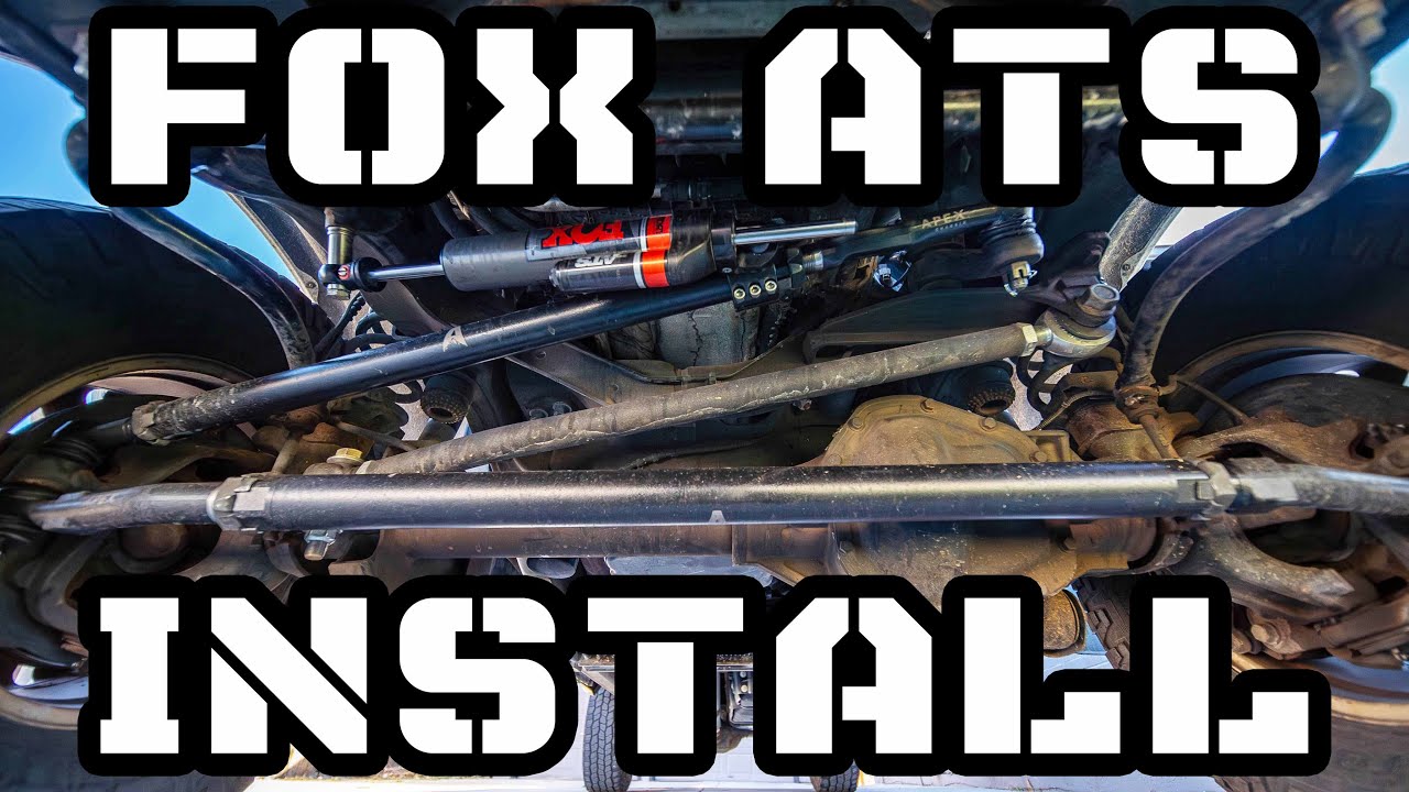 How To Install The Fox ATS Stabilizer With Apex Chassis Steering | Ford Super Duty - YouTube