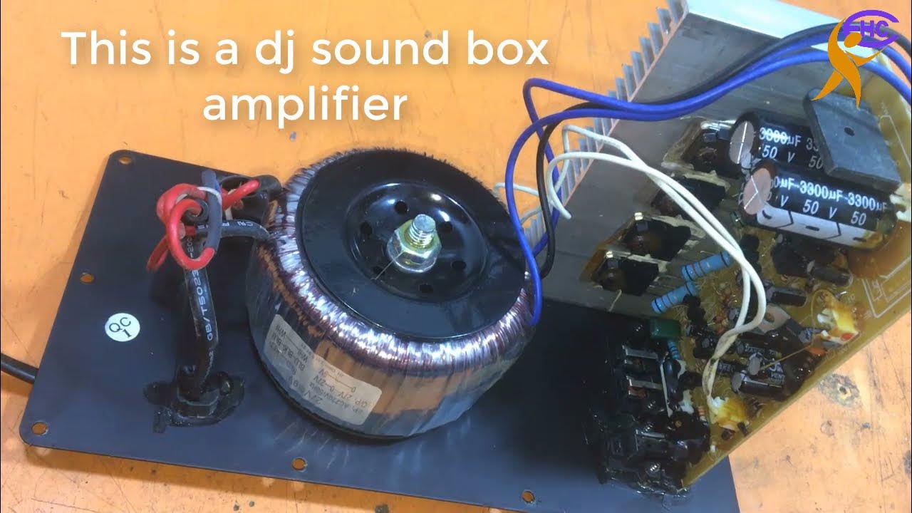 how to repair amplifier speaker output? - YouTube